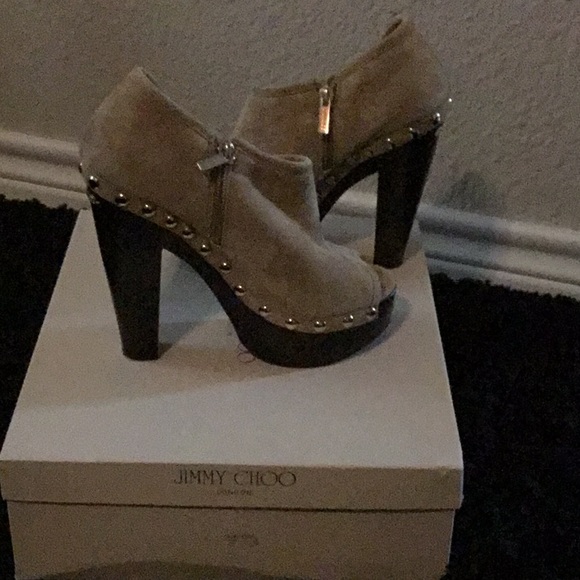 Jimmy Choo | Shoes | Jimmy Choo Urge Hazel Suede Clog Heels | Poshmark